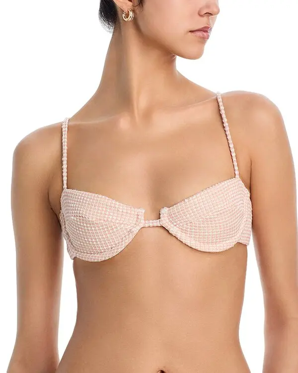 Peixoto Lara Bikini Top - Chateau Blush