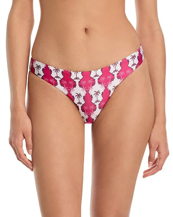 Peixoto Bella Full Bikini Bottom - Pink Palma