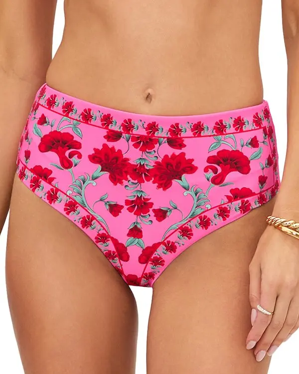 Beach Riot Marcella Bikini Bottom - Redwood Floral