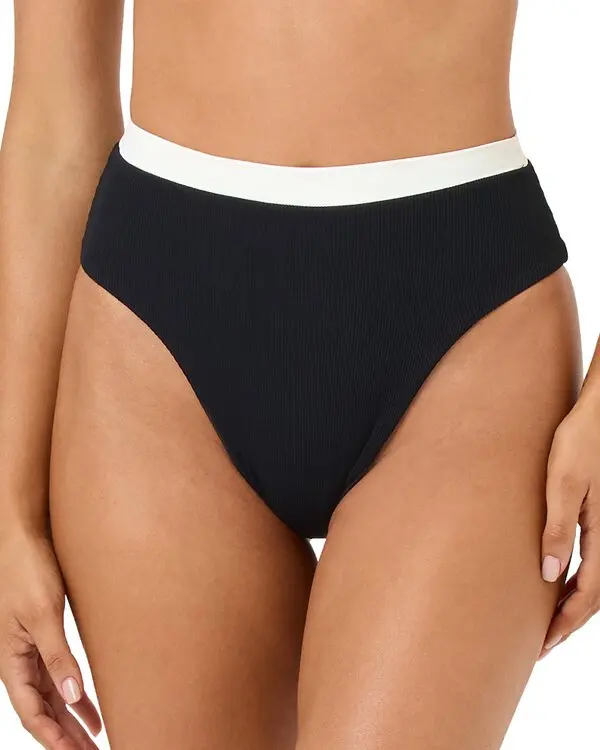 L*Space Misha Bikini Bottom - Black/cream