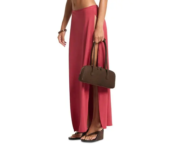Bond Eye Side Tie Swim Cover Up Maxi Skirt