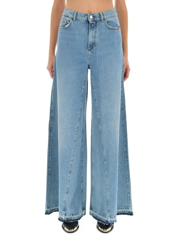 AMISH Colette Rinse Wide Fit Jeans