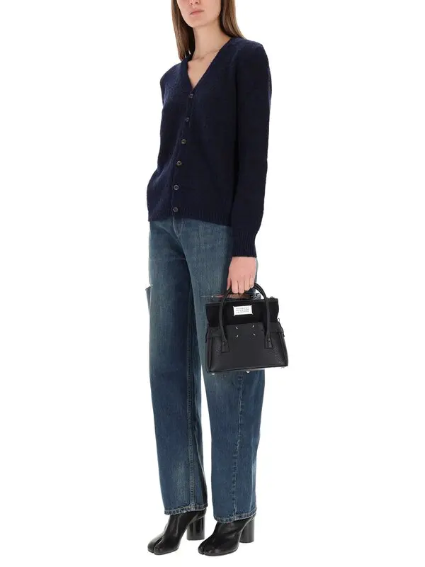 MAISON MARGIELA Wool Cardigan - Blue