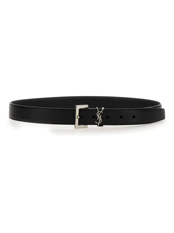 Saint Laurent Cassandras' Belt - Black