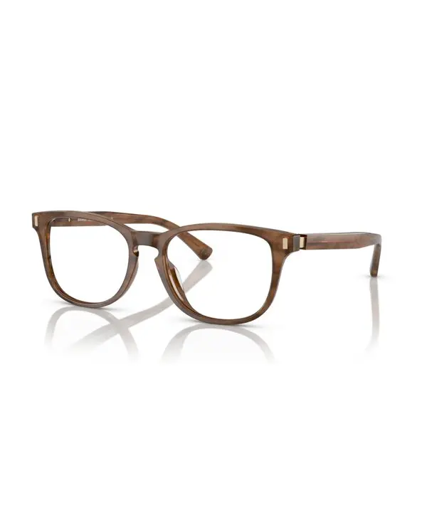 Brooks Brothers Round Eyeglasses - Brown Horn Bio