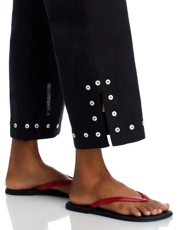 Staud Piha Button Trim Pants