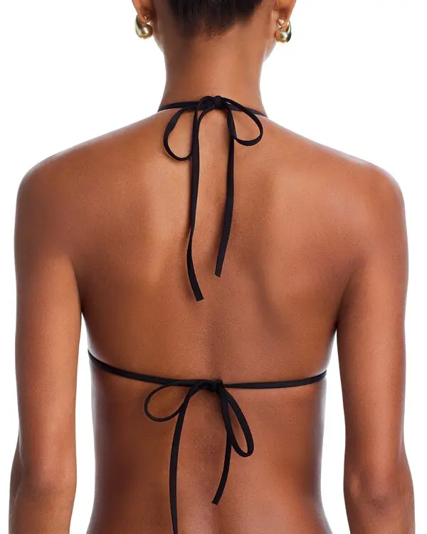 Staud Lido Bikini Top - Black