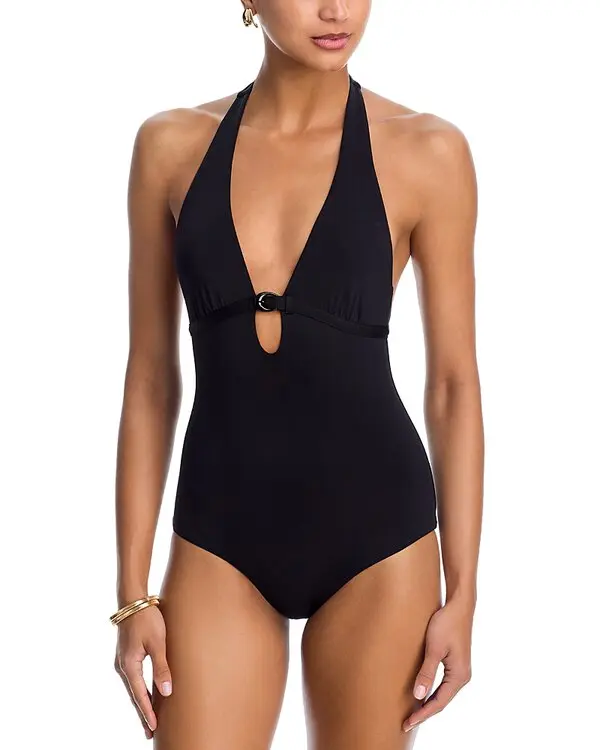 Staud La Jolla One Piece Swimsuit - Black