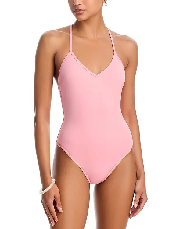 Staud Skya One Piece Swimsuit - Sweetheart
