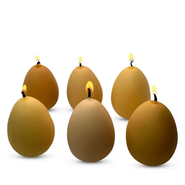 SCANDLES Egg Candles, Set Of 6