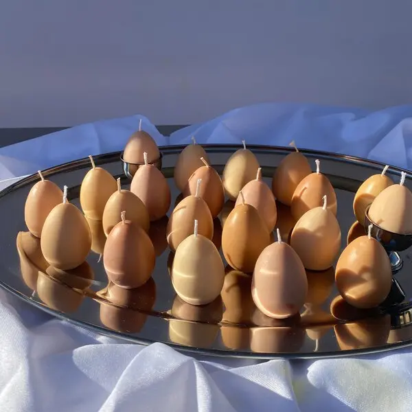 SCANDLES Egg Candles, Set Of 6