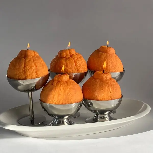 SCANDLES Large Dekopon Citrus Candle