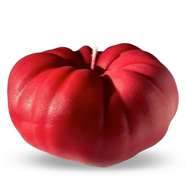 SCANDLES Jumbo Heirloom Tomato Candle - Red