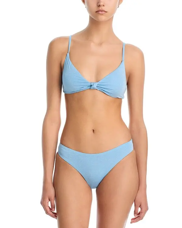Aqua Knot Bralette Bikini Top