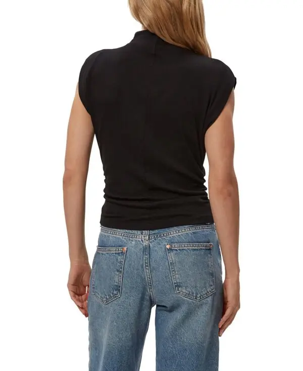 Michael Stars Amara Crop Tee - Black