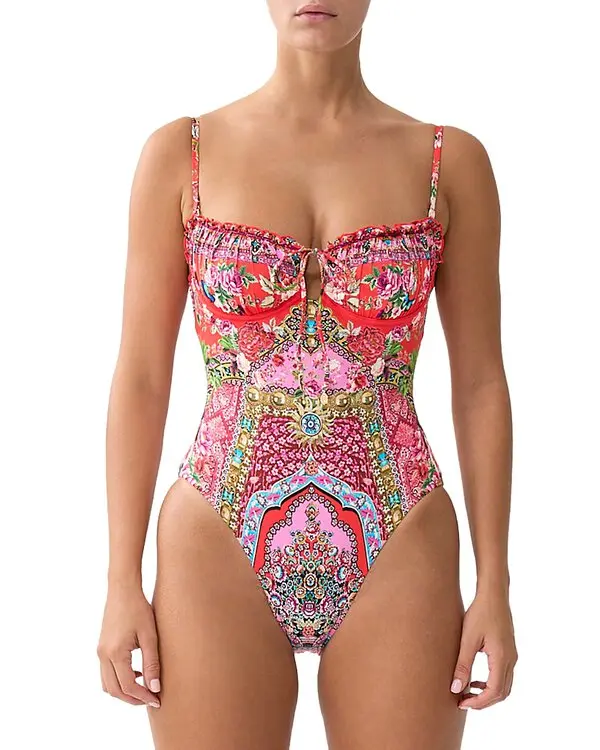 Camilla Ruched One Piece Swimsuit - Heirloom Empire