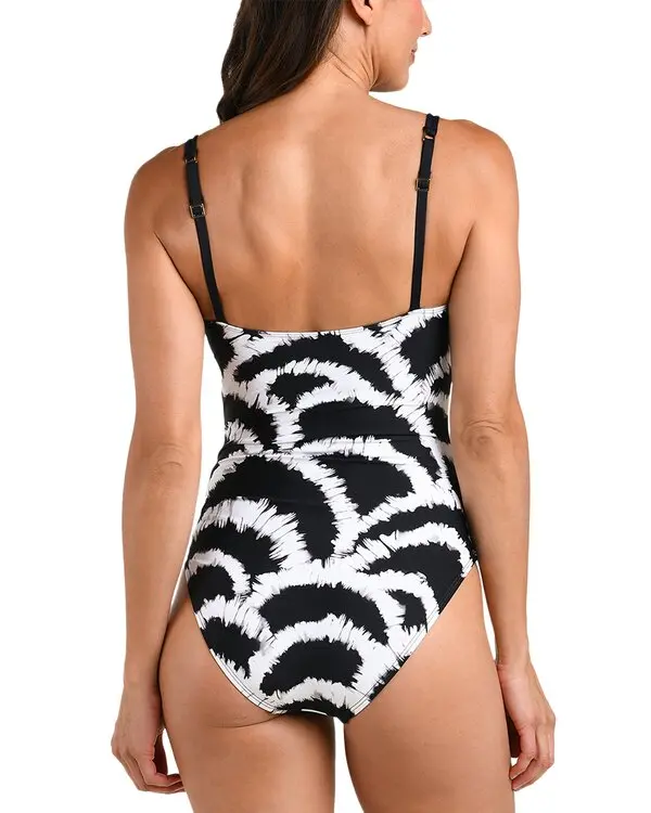 La Blanca Woven Shadows Lingerie One Piece Swimsuit