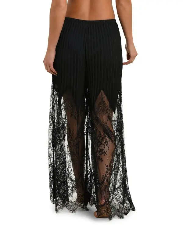 L'Agence Sharon Lace Wide Leg Pants