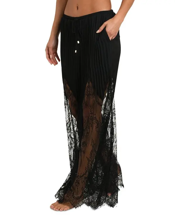 L'Agence Sharon Lace Wide Leg Pants