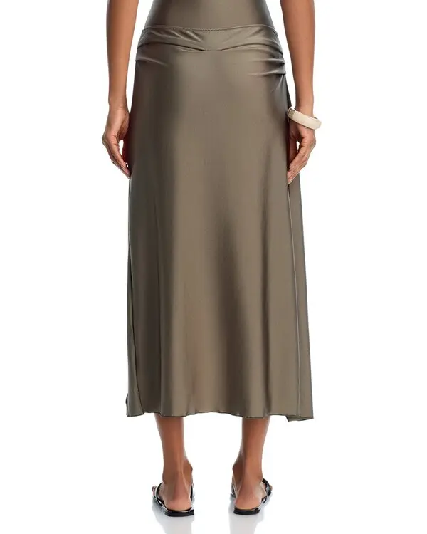 Simkhai Kora Wrap Midi Skirt