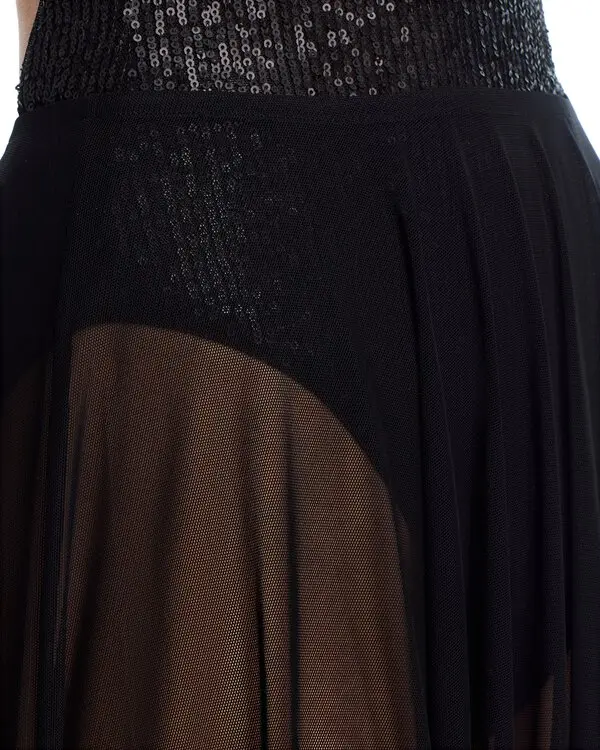 Norma Kamali Flared Swim Cover Up Skirt
