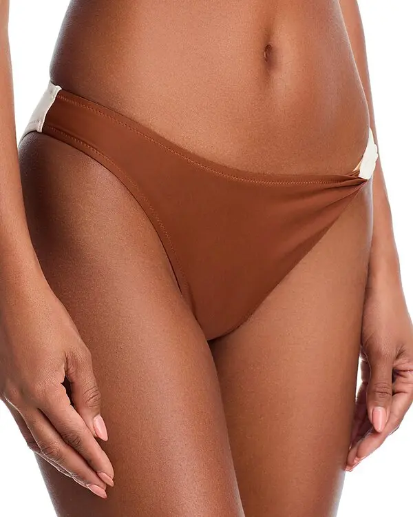 Solid & Striped The Perrie Bikini Bottom - Brule / Coconut