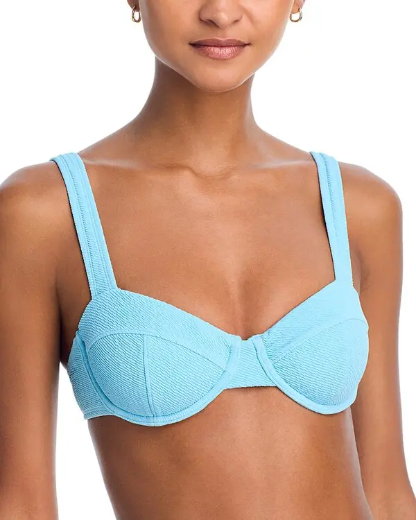 Solid & Striped The Lilo Bikini Top - Ocean Mist