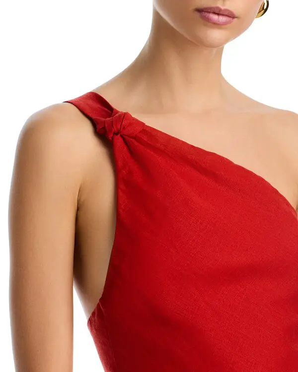 Johanna Ortiz Salsero Midi Dress - Red