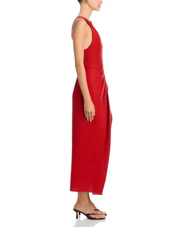 Johanna Ortiz Salsero Midi Dress - Red