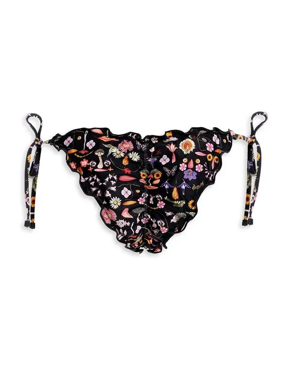 Agua Bendita Alegria Ambar Side Tie Bikini Bottom - Multi