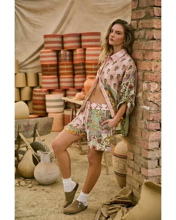 Agua Bendita Chrissy Aura Shirt Cover-up