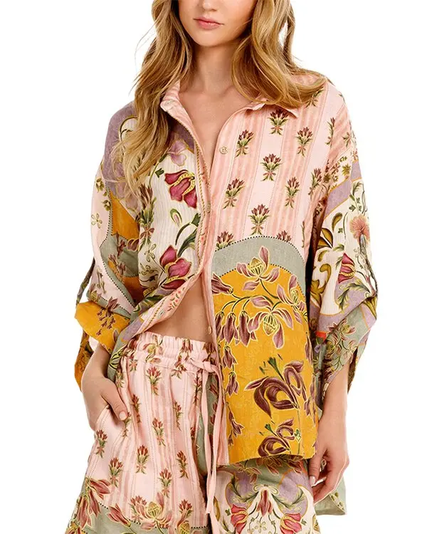 Agua Bendita Chrissy Aura Shirt Cover-up
