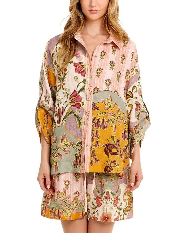 Agua Bendita Chrissy Aura Shirt Cover-up