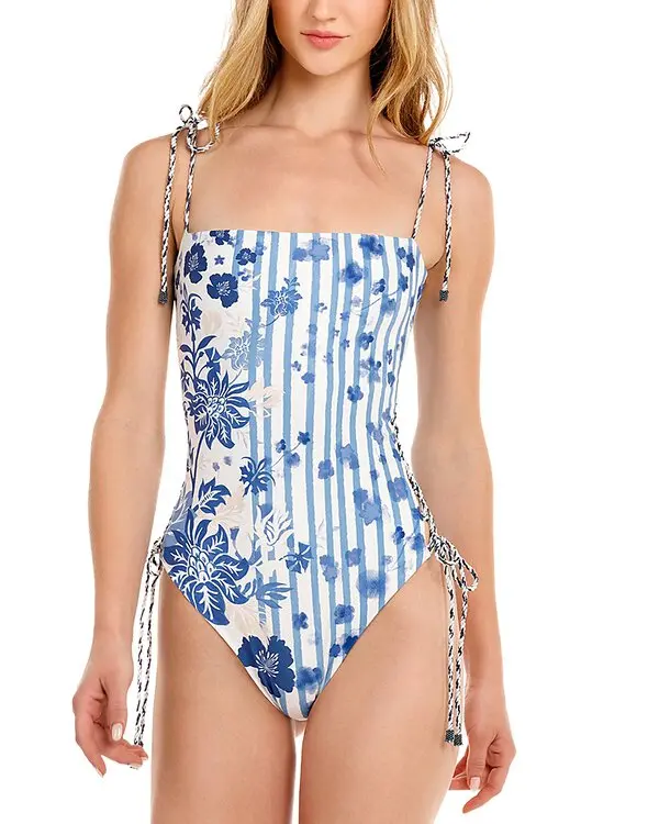 Agua Bendita Posh Batik Reversible One Piece Swimsuit - Multi