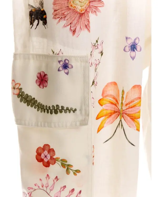 Agua Bendita Seraphine Ambar Linen Swim Cover-up Pants