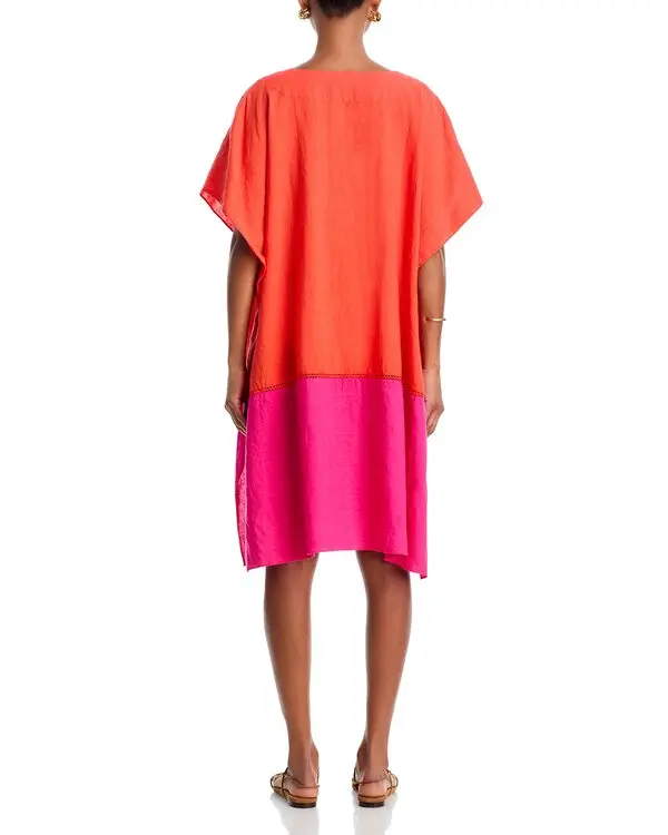Echo Colorblocked Siesta Caftan Swim Cover-up
