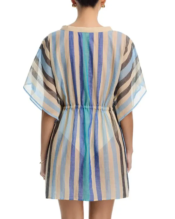 Echo Cabana Caftan Swim Cover-up - Ultramarine