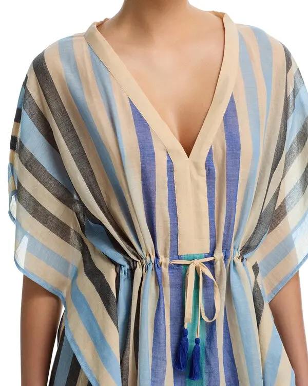 Echo Cabana Caftan Swim Cover-up - Ultramarine