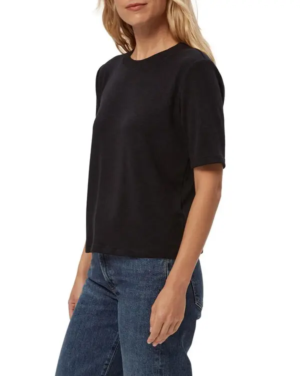 Michael Stars Frankie Crew Neck Top - Black