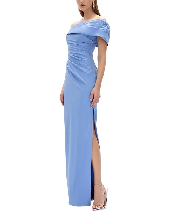 Rachel Gilbert Gale Off-the-shoulder Gown