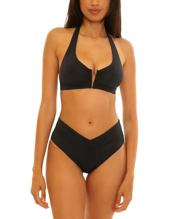BECCA By Rebecca Virtue Color Code Viviana Halter Bikini Top
