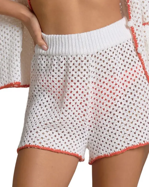 Elan Crochet Swim Cover-up Shorts