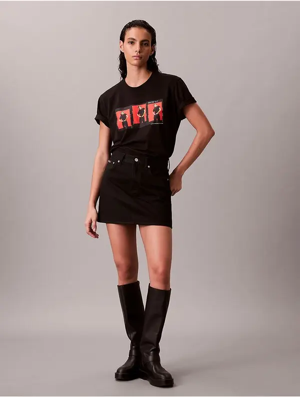 Calvin Klein Kate Moss Graphic Boxy T-shirt