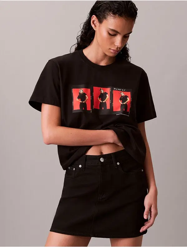 Calvin Klein Kate Moss Graphic Boxy T-shirt