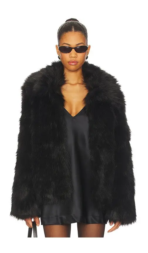 Superdown Faux Fur Coat