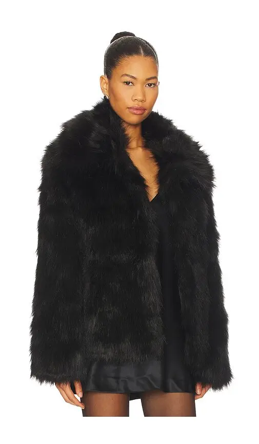 Superdown Faux Fur Coat