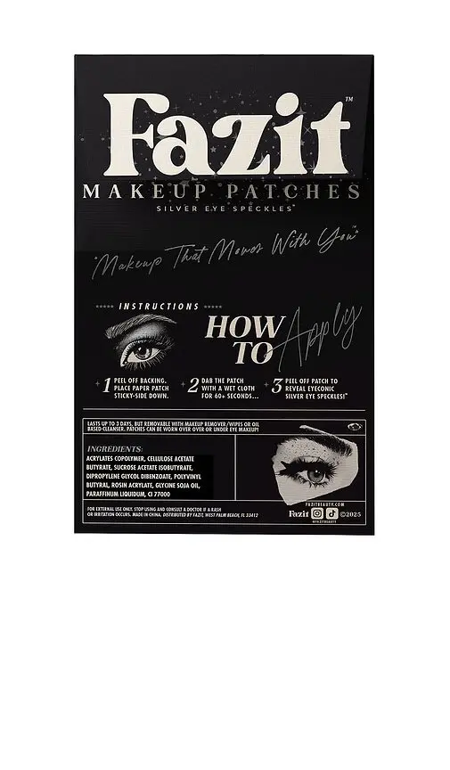 FAZIT BEAUTY Eye Speckles - Silver