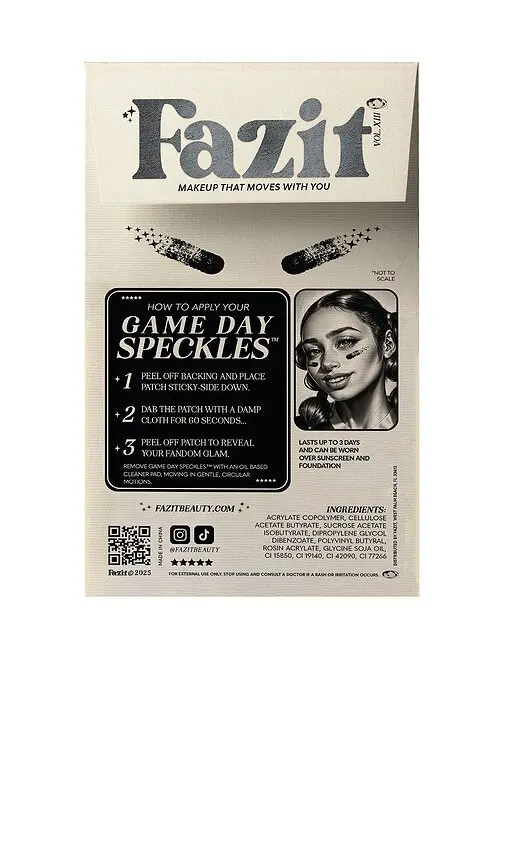 FAZIT BEAUTY Game Day Speckles - Black