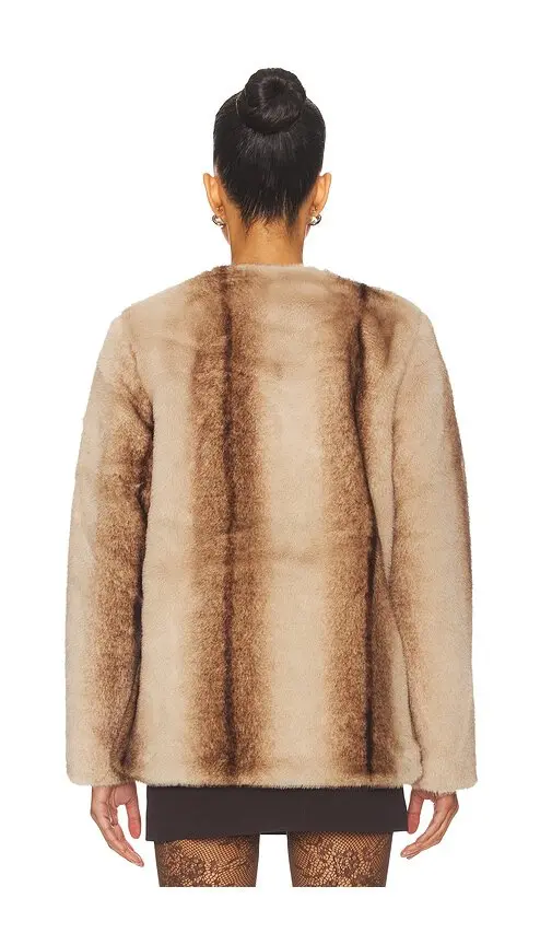 Line & Dot The City Faux Fur Jacket
