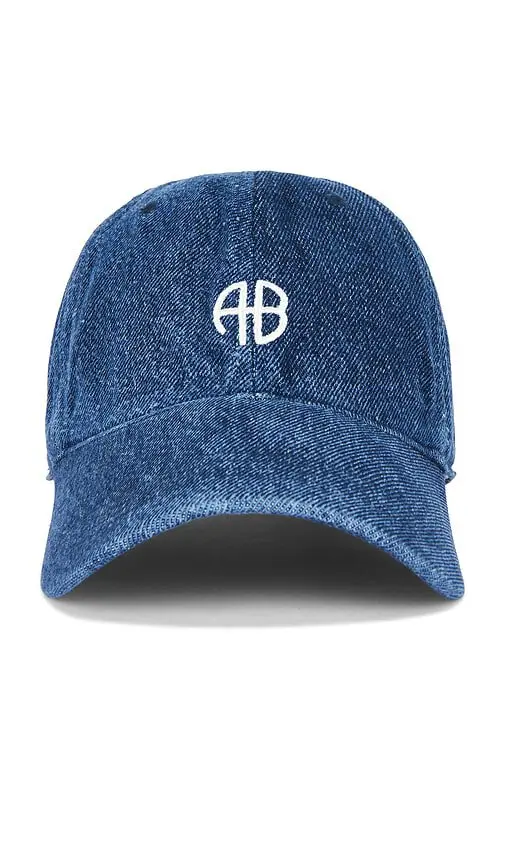 ANINE BING Jeremy Baseball Cap Ab - Clean Indigo